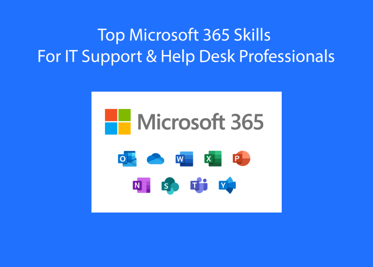 Top Microsoft 365 Skills for IT Support & Help Desk Professionals ...